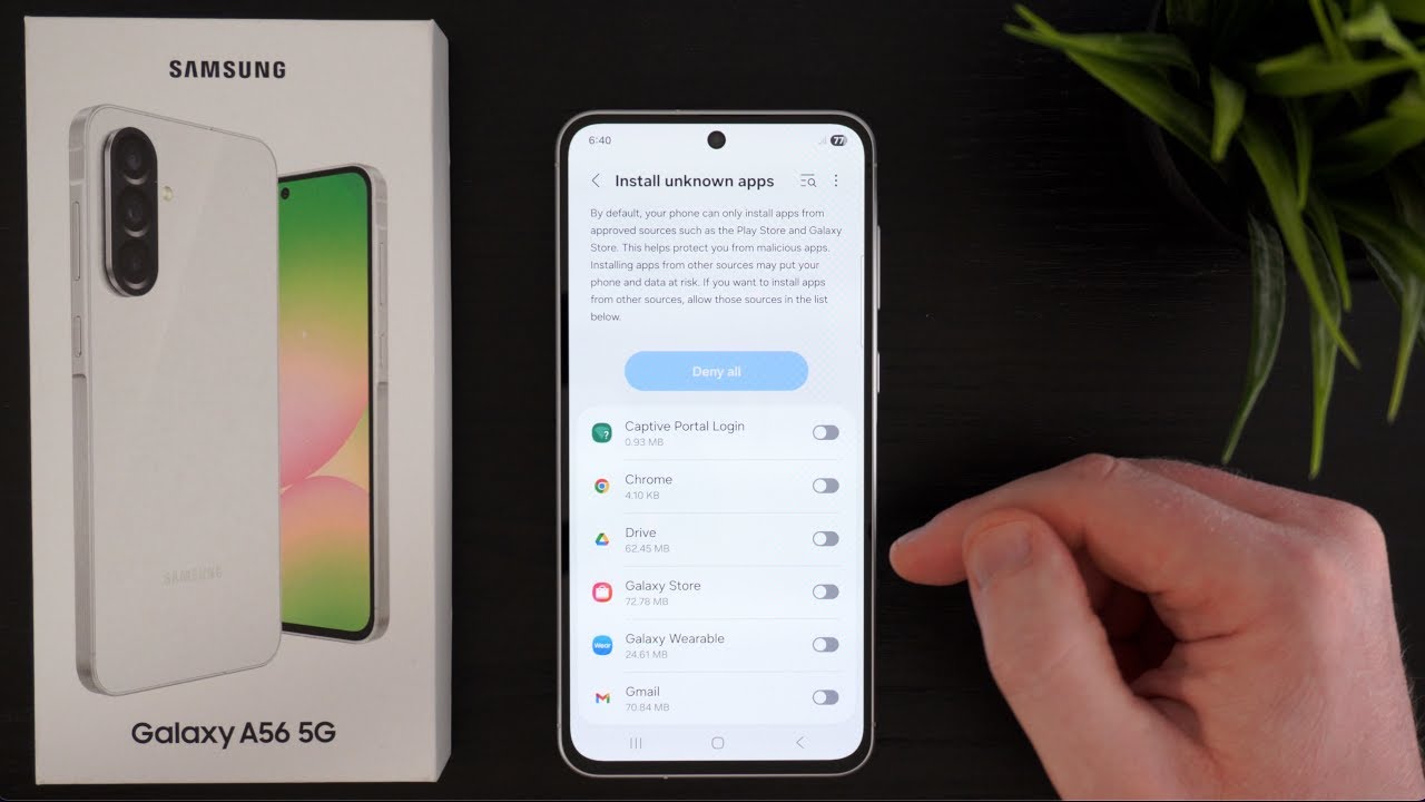 Samsung Galaxy A56 5G: How to Install Apps From Unknown Sources