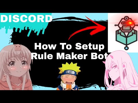 How To Setup Rule Maker Bot In Discord Tutorial
