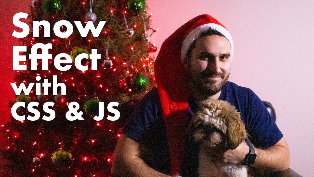 How to Create a Snow Effect Animation with CSS and JS