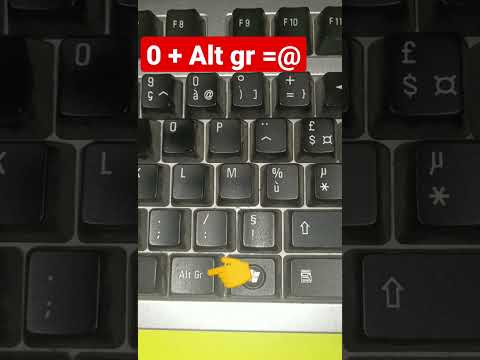 easy way to type @