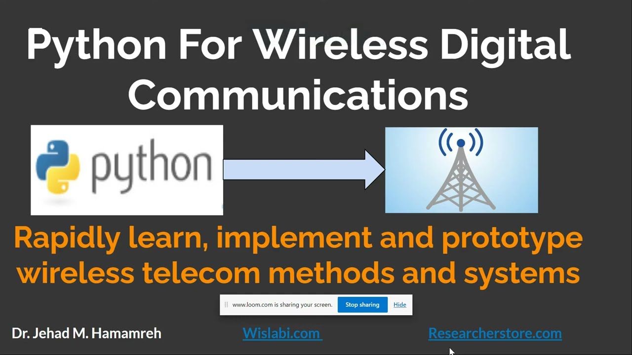 Python for Wireless Digital Communications - A New Training