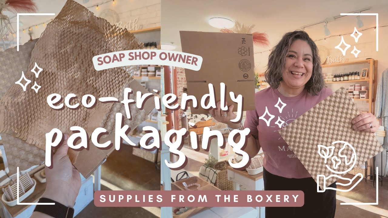 sustainable packaging & shipping supplies from theboxery.com | small business tips