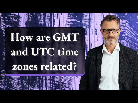 How are GMT and UTC time zones related?