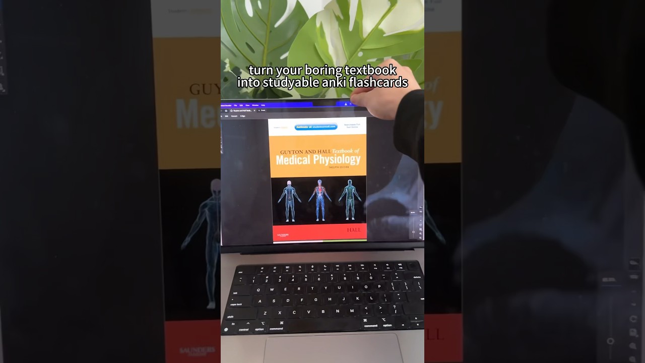Turn Guyton and Hall textbook of medical physiology into studyable anki flashcards #medicine #anki