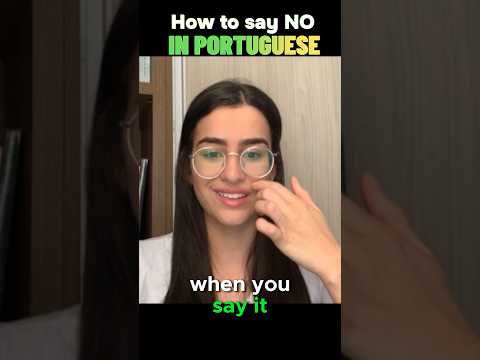 How to pronounce the word NÃO in Portuguese #learnportuguese #brazil #brazilianmusic #portuguese
