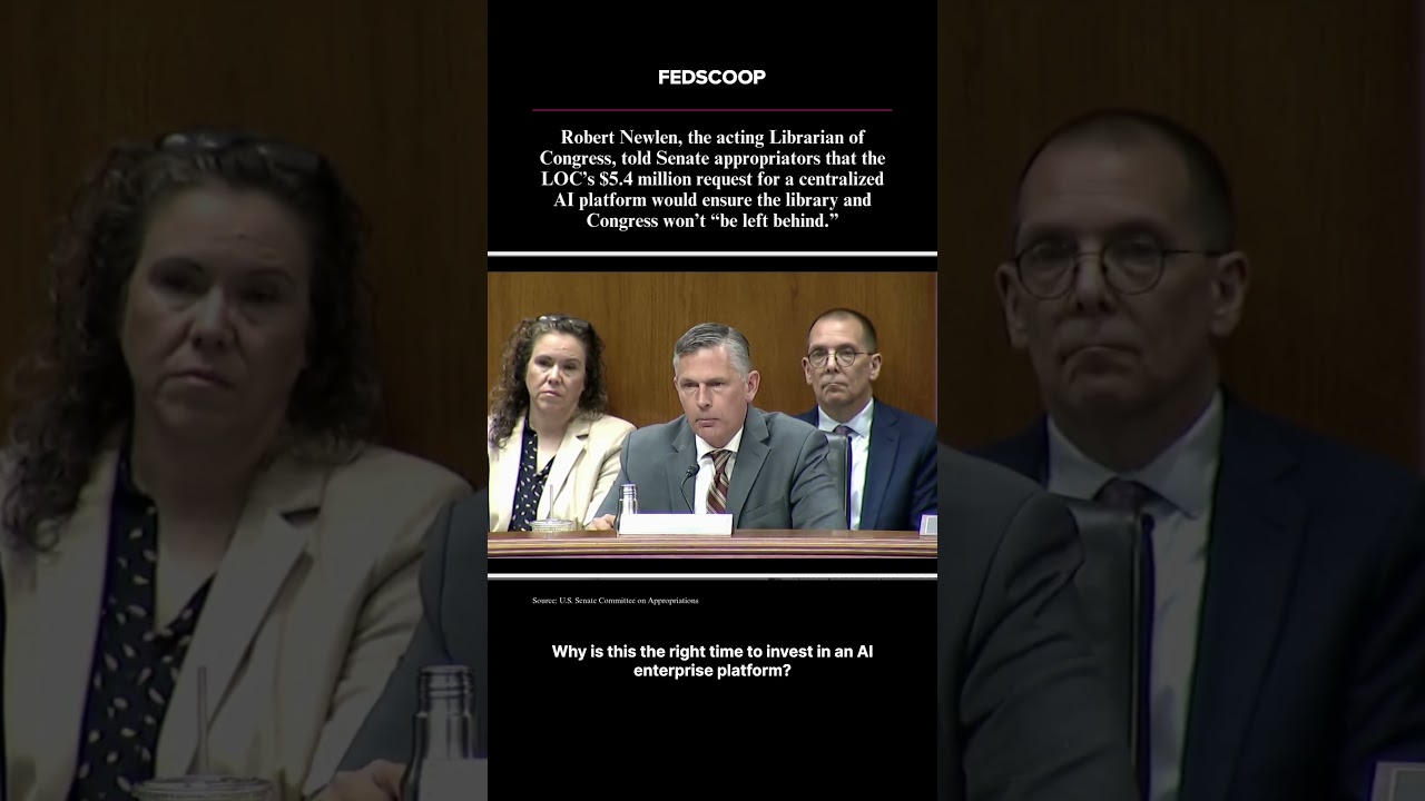 Acting Librarian of Congress seeks funding boost for enterprise AI platform
