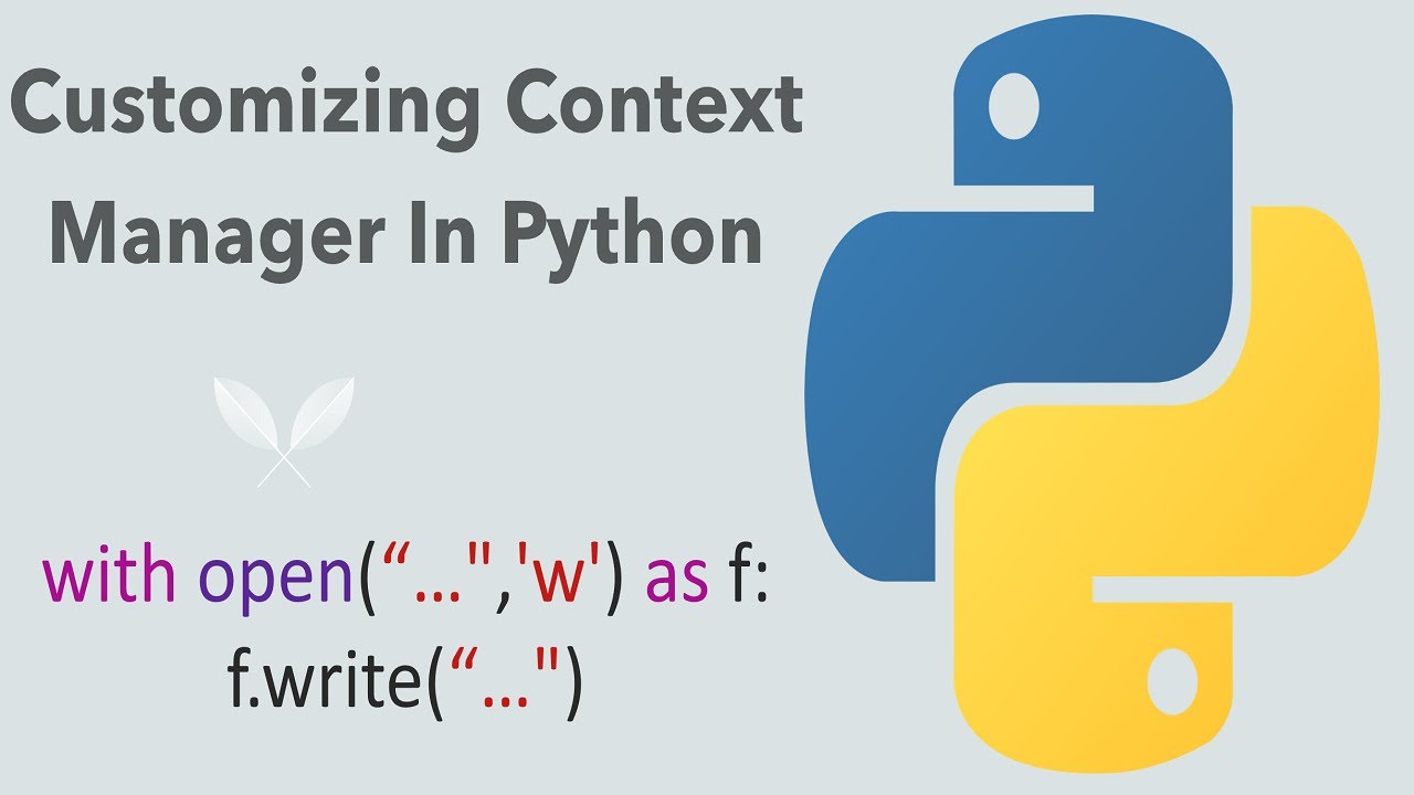 #75 Python for Beginners: Building A Custom Context Manager In Python
