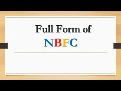 Full Form of NBFC || Did You Know?