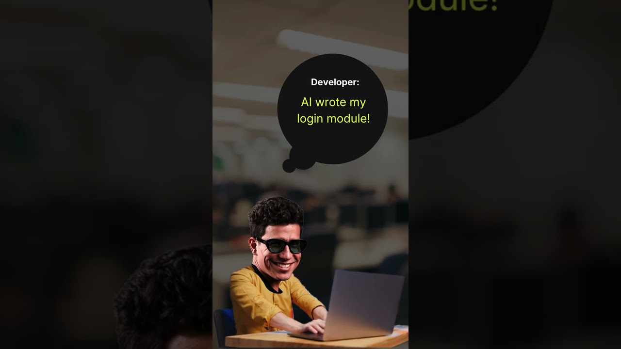 When AI Codes Your Login Module… Everyone’s an Admin! 🤖💥 #TechHumor #DevLife