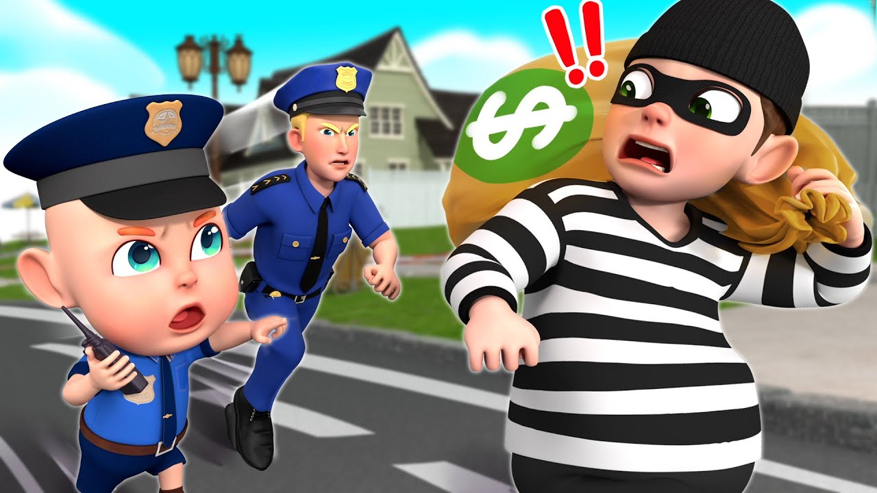 Police Officer Take Care Baby | Police Song | Nursery Rhymes & Kids Song