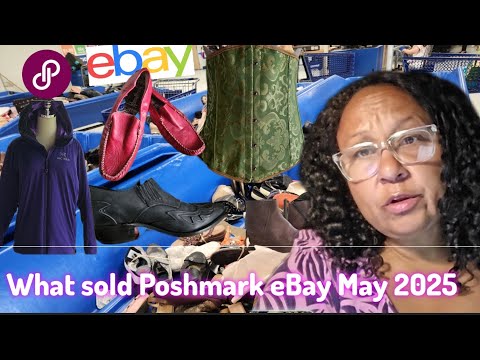Small Closet Reseller Profit What Sold eBay and Poshmark May 2025