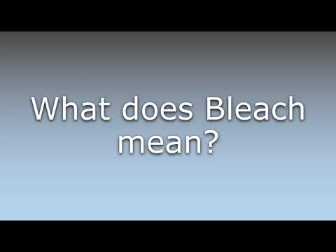 What does Bleach mean?