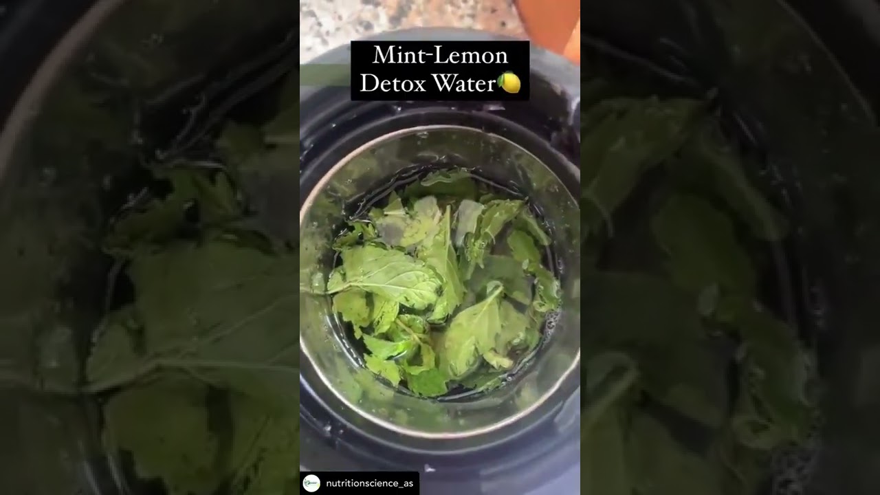 Mint Lemon Detox Water
