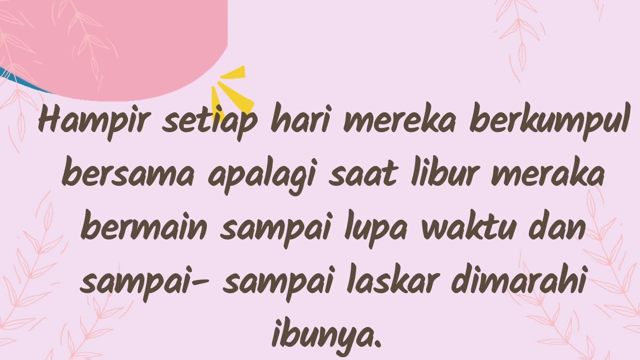 Cerpen tentang persahabatan ...