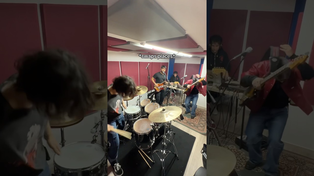only our band practice could be THIS chaotic #newmusic #altmusic