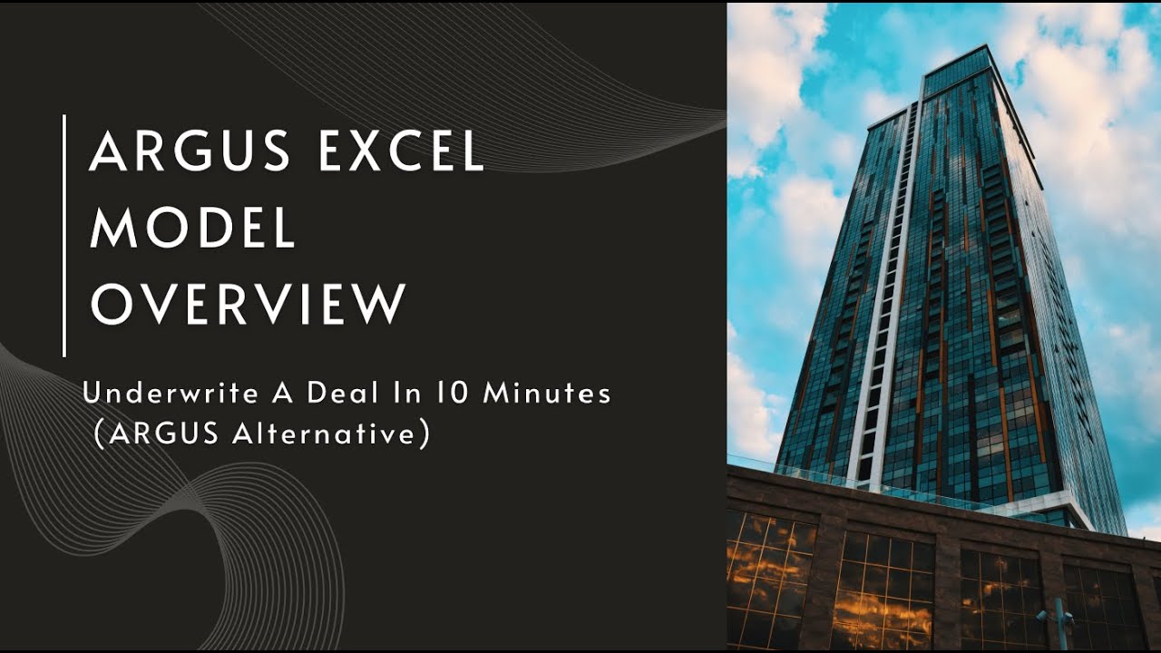 1 - ARGUS Excel Model Overview | Real Estate Financial Modeling (Update July 2024)