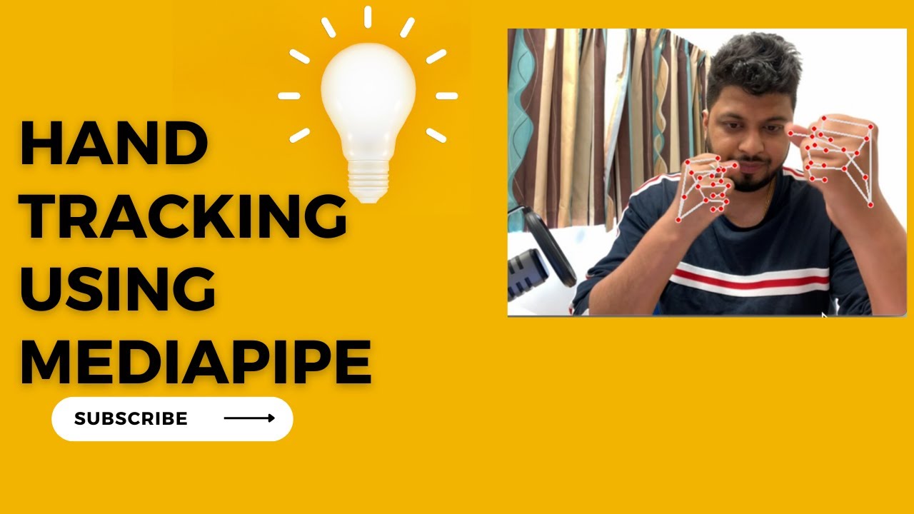Hand tracking using mediapipe. python programming for mediapipe.