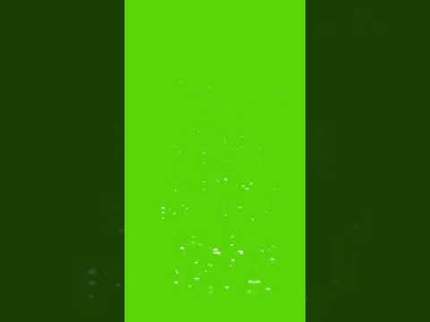 water bubbles green screen