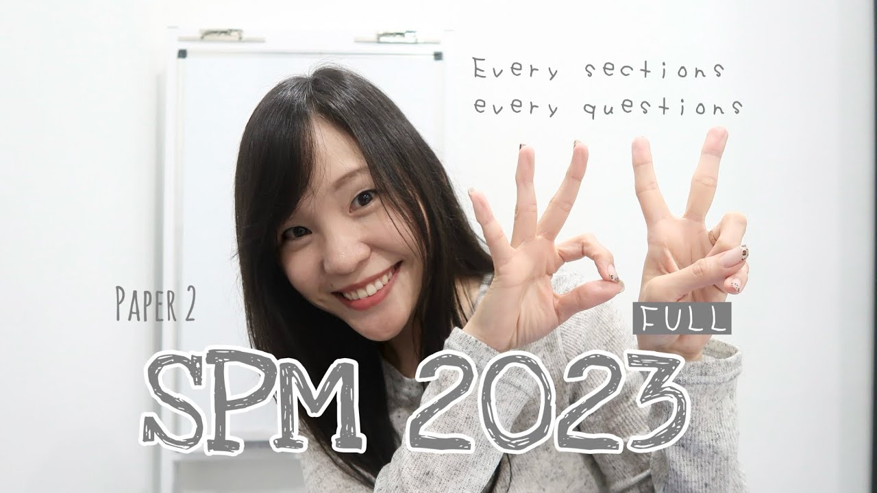【ENG】 ADD MATHS SPM REVISION | SPM 2023 (Paper 2) FULL 