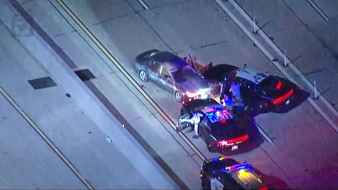 Fleeing driver arrested after ramming, fighting CHP officer after erratic pursuit