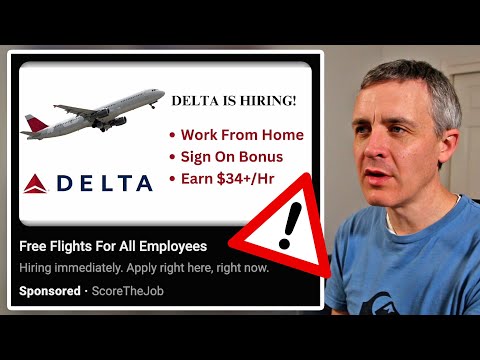 Delta Remote Jobs 'Free Flights' Scam, Explained