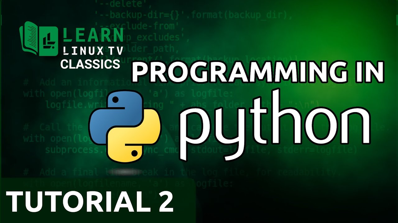 Coding in Python 02 - The Python Shell (Learn Linux TV Classics)