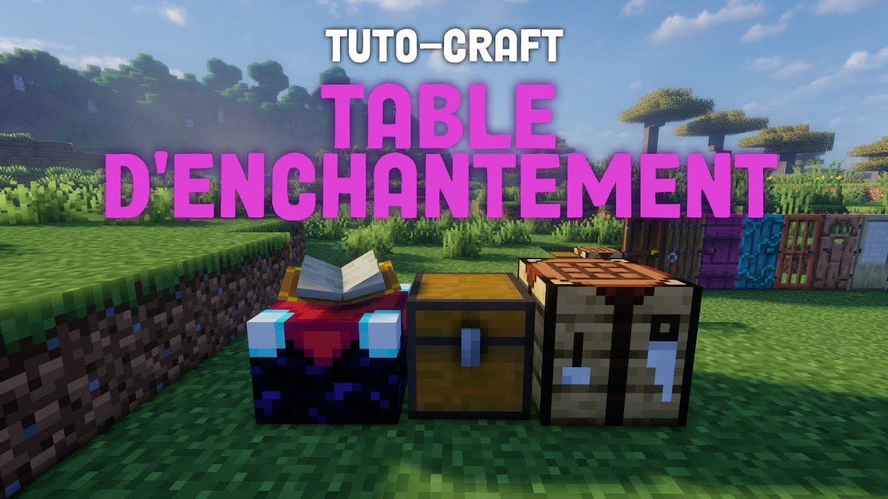 Comment fabriquer une table d'enchantement dans Minecraft