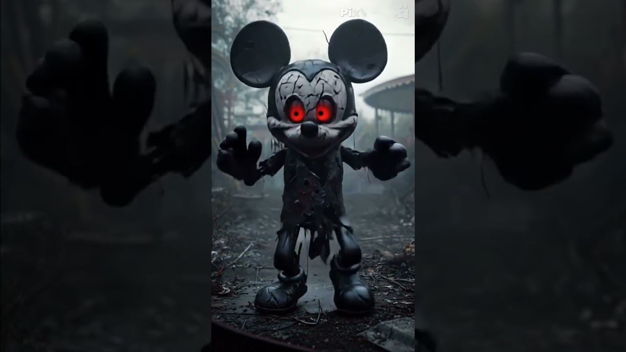 Leggy Run of the Cursed Mickey 😨 | AI Horror Animation