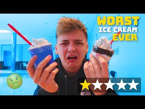 Eating At The WORST Reviewed Ice Cream Parlor In My City! (1 STAR)