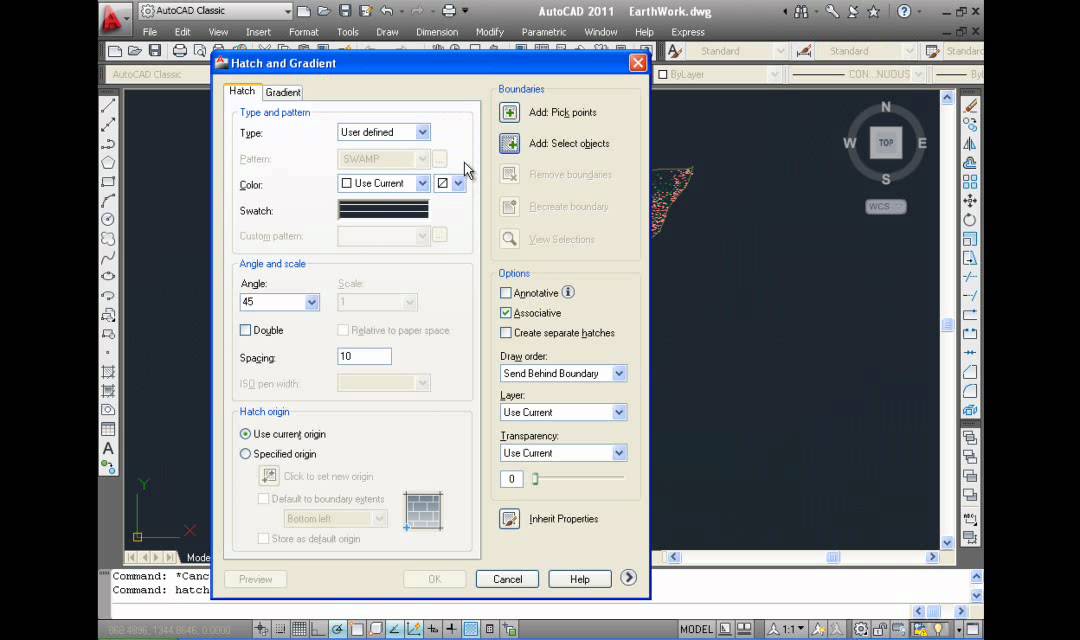 AutoCAD Tutorial - Hatch Command