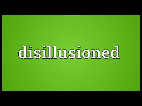 Disillusioned Meaning