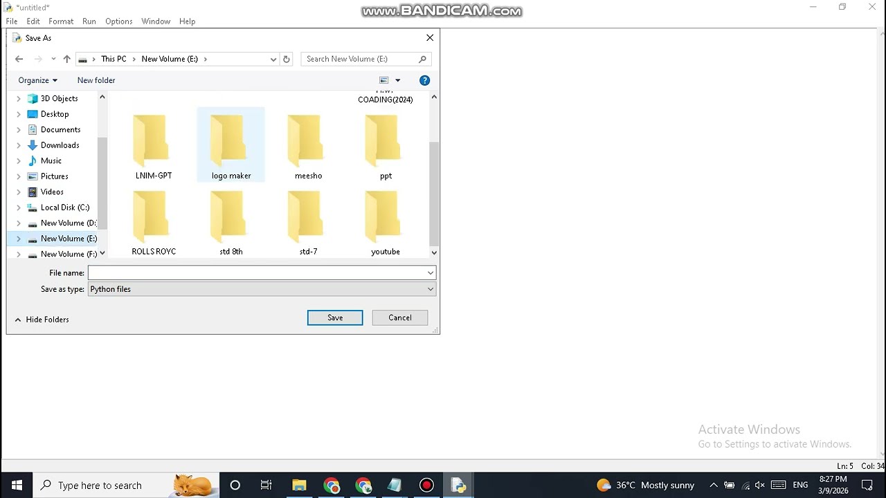 Python Practical 3 in IDLE | Python Program Step-by-Step for Beginners📌 You learn: input(), function