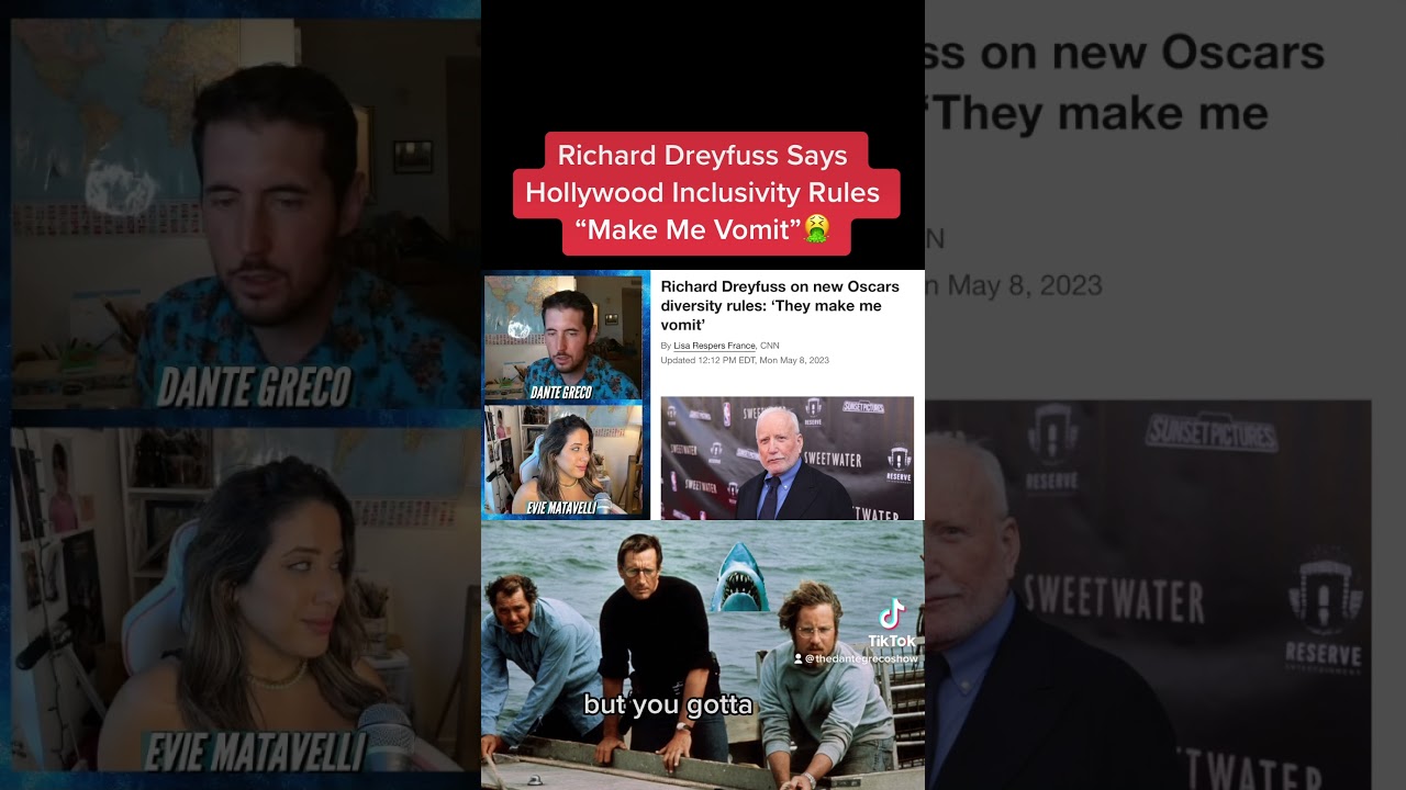 Hollywood Inclusivity Rules Make Actor RichardDreyfuss 