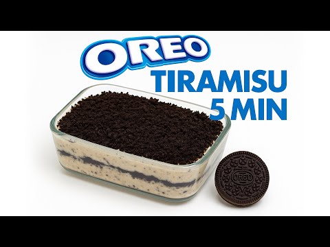 Oreo Tiramisu in 5 Minutes! Simple & Delicious