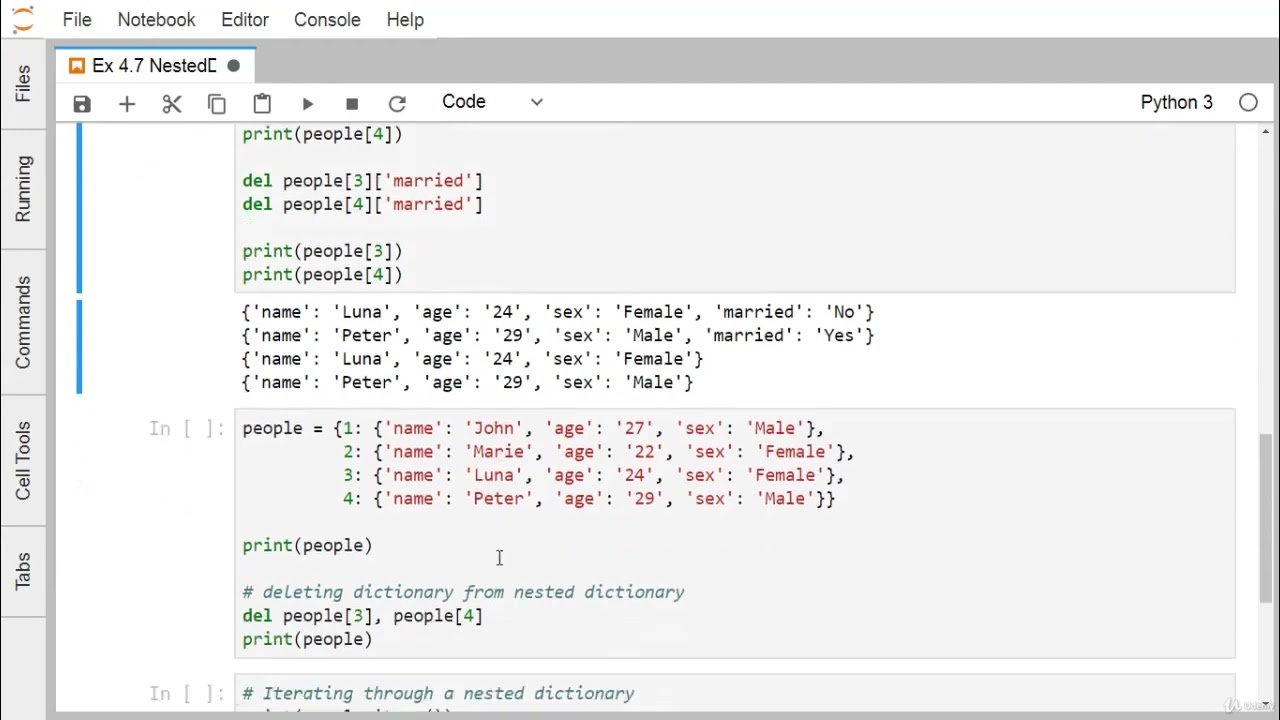 031 Tutorial 30 Python Nested Dictionary Implementation