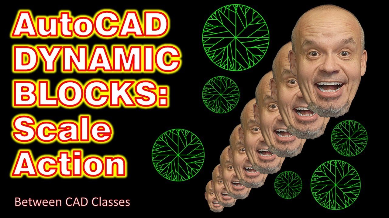 AutoCAD Dynamic Blocks: Scale Action