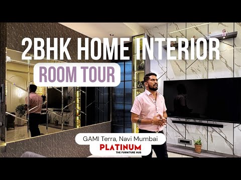 2BHK GAMI Terra, Navi Mumbai Interior Site Walkthrough | Room Tour | Platinum Furniture Hub