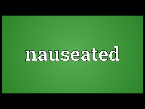Nauseated Meaning