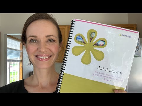 How We Used Jot It Down With A 1st & 2nd Grader For Creative Writing