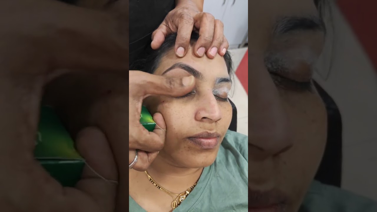 Live highlight: Sensetive skin ,Eyebrows threading karana sikhe.#unwantedhairremove #hair #eyebrows
