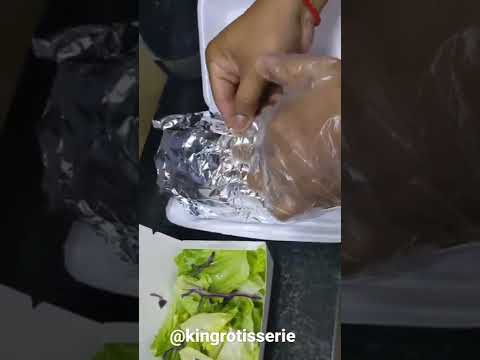 Hereβs how we pack our rotisserie chicken π roast @kingrotisserie #shorts #roastchicken #phnompenh