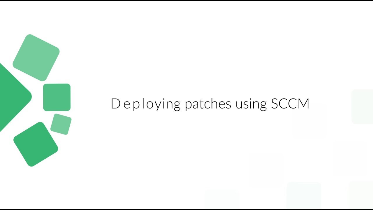 How to deploy patches using SCCM | ManageEngine Patch Connect Plus