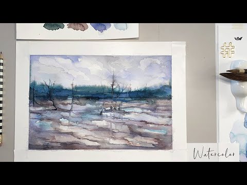 Unleashing Nature's Palette: Capturing Yellowstone's Beauty in Watercolor