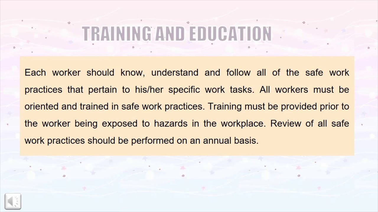 Maintain Training Facilities