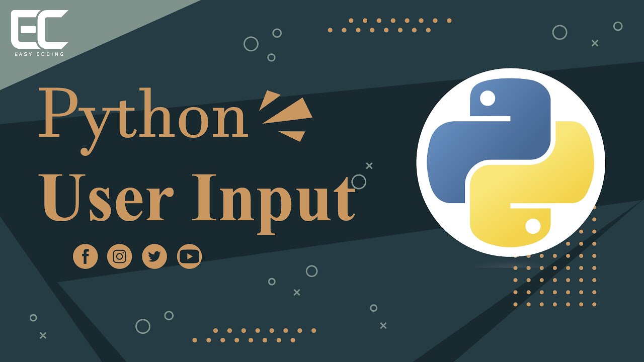 Getting User Input in Python | python bangla tutorial | python programming | User Input | easycoding