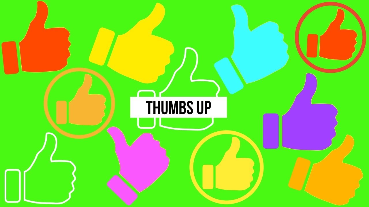 ANIMATED THUMBS UP GREEN-SCREEN PACK