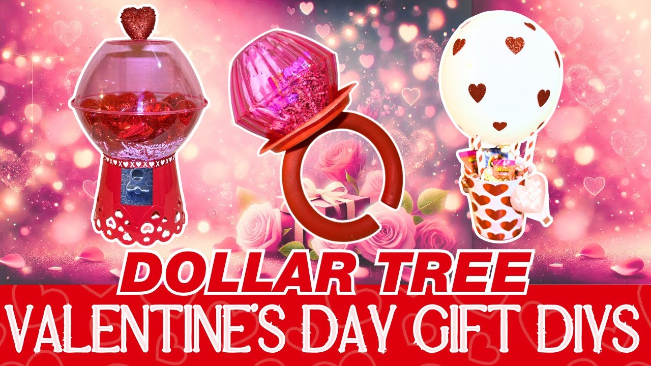 💘 15 Valentine’s Day GIFT Dollar Tree Crafts that will WOW your Loved Ones!