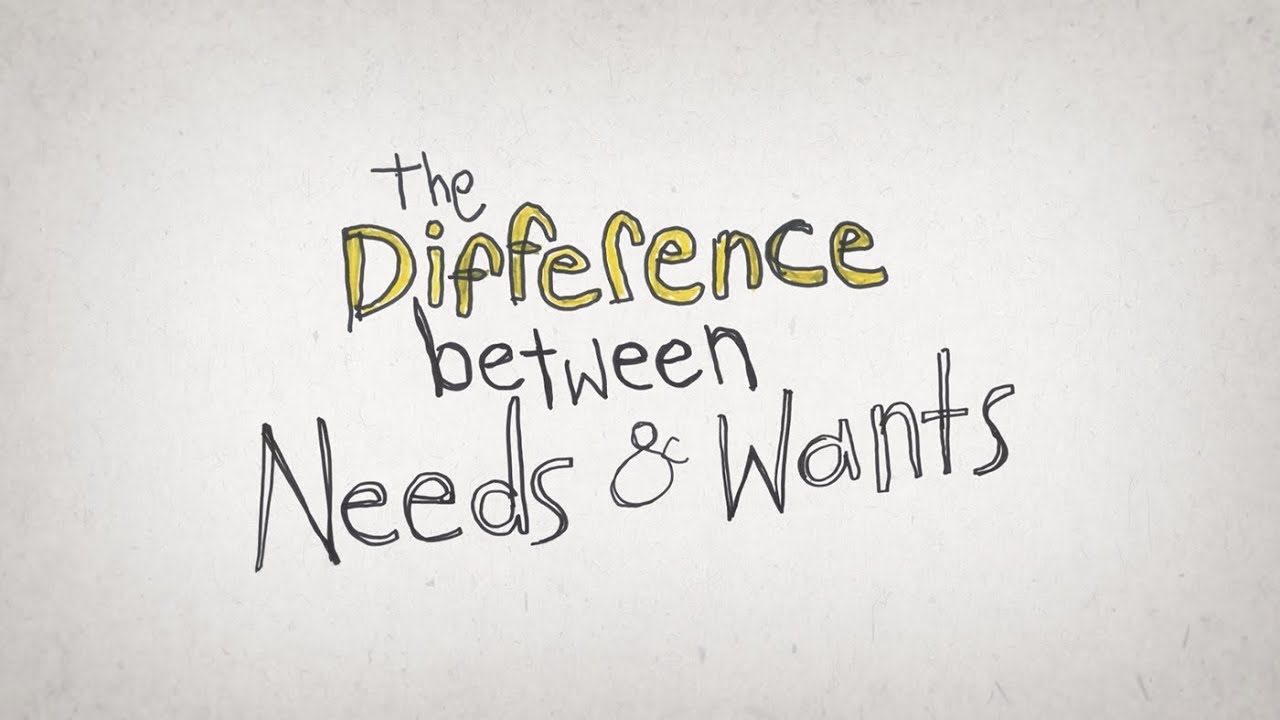 Needs versus wants - GetWise | ASB