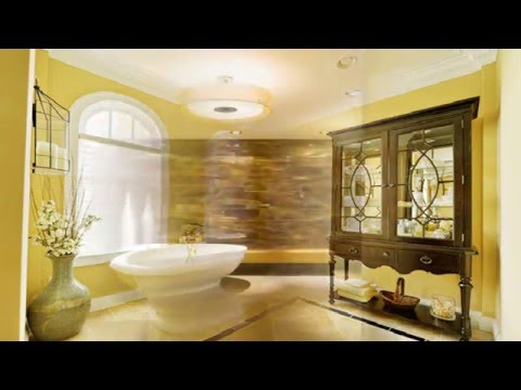 Charming Yellow Bathroom Design Ideas