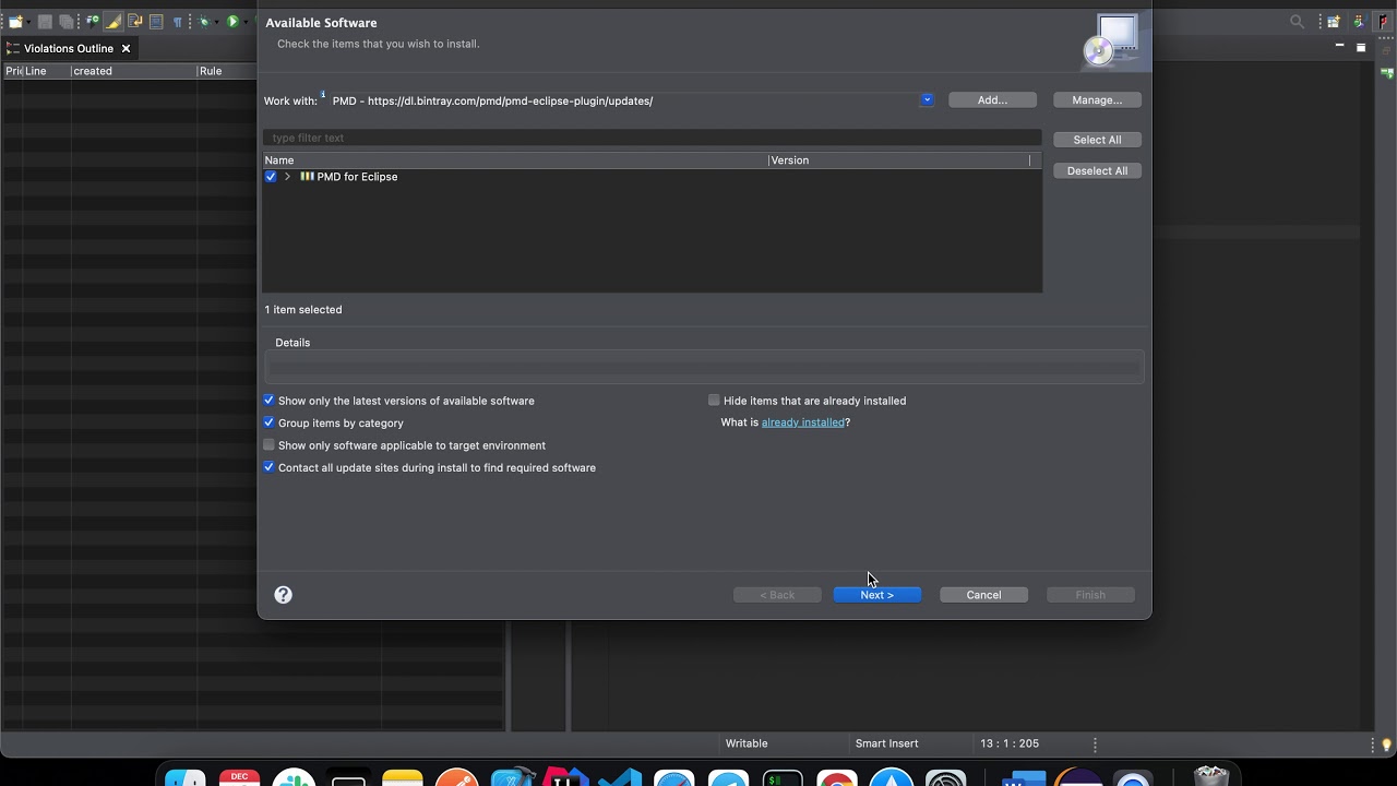 How to use PMD tool to analyse java code.
